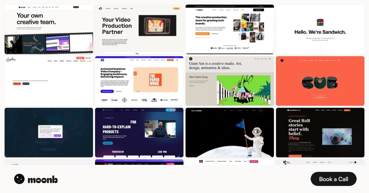 20 Top Explainer Video Companies for 2026 | Moonb